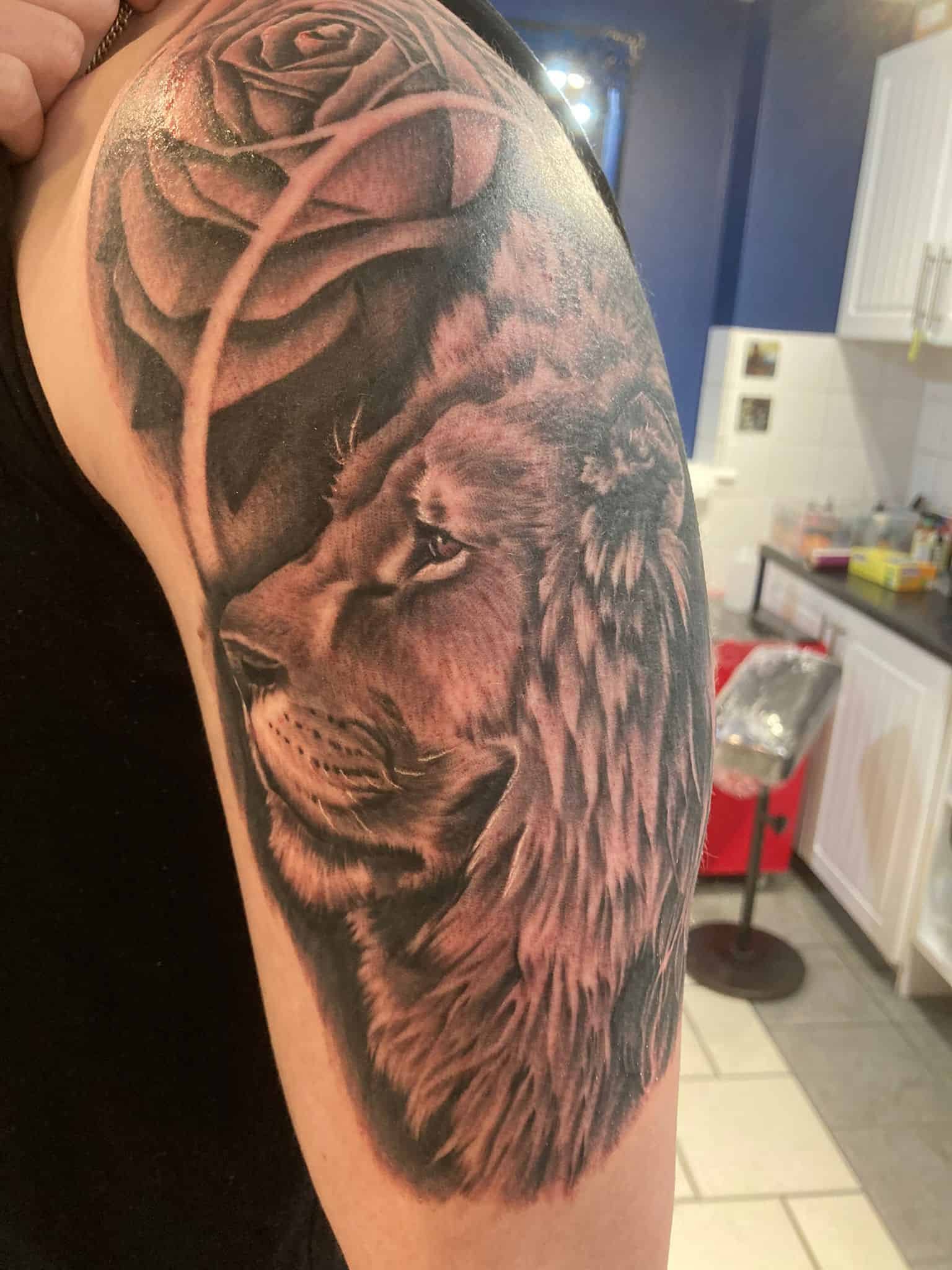Lion Tattoo Ideas From Garths Tattoos Kent CT14 - Garths Tattoo and ...